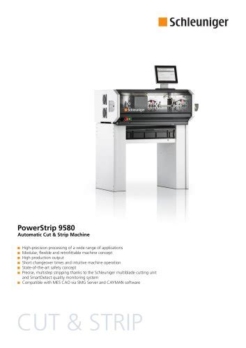 MultiStrip 9480 Datasheet - Schleuniger - PDF Catalogs | Technical ...