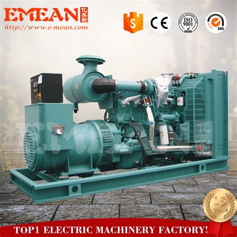 3 Phase Ac Brushless Alternator Water Cooled Diesel Generator 600kw