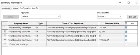 solidworks 2018 bounding box function now available in any part gsc