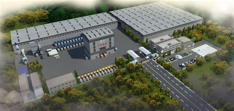 新型商混站效果图大型商超效果图新型厂房效果图大山谷图库
