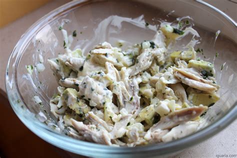 Salada de Abacate e Frango Iguaria Receita e Culinária