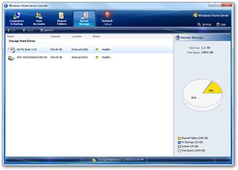 Add An External Hard Drive To Your Windows Home Server