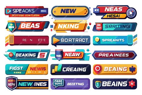 Colorful Game Ui Buttons With Text In Different Styles Premium Ai Generated Vector