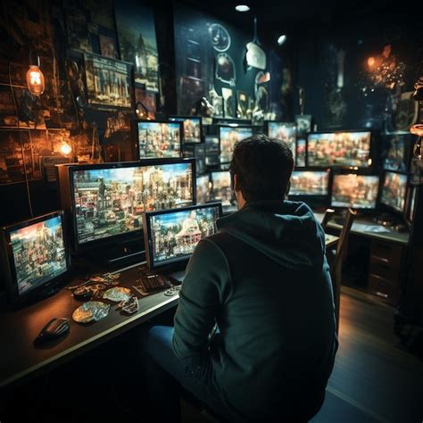 Premium Ai Image Computer Network