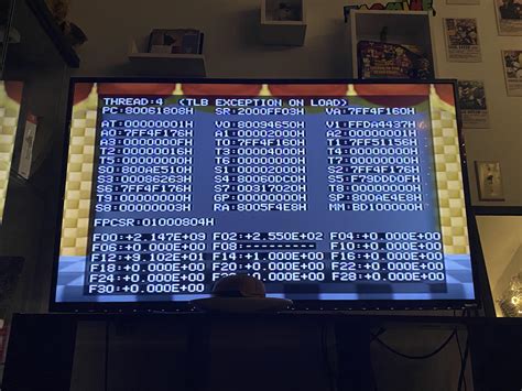Tlb Exception On Load Error For Paper Mario Game Froze During Gameplay