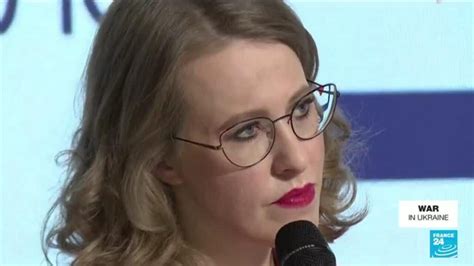 Russian Tv Personality Ksenia Sobchak Flees To Lithuania France 24