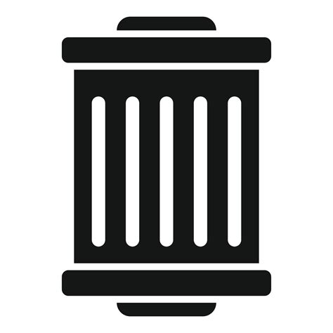 Car Filter Icon Simple Vector Air Oil 14837413 Vector Art At Vecteezy