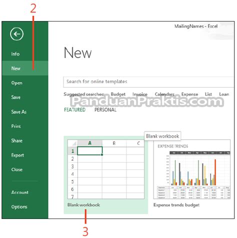 Shortcut Yang Digunakan Untuk Membuat Workbook Baru Adalah