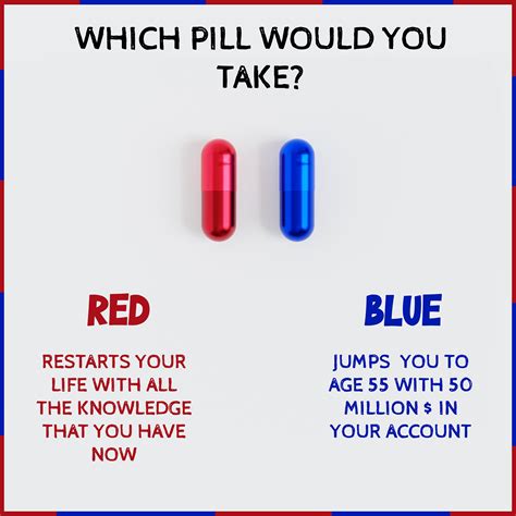 Doctor Asky Which Pill Would You Take And Why