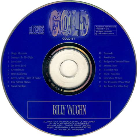 Billy Vaughn Billy Vaughn Gold Nonstop Records