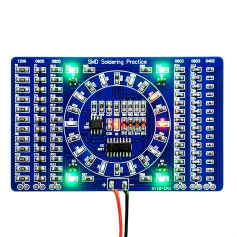 Diy Smd Smt Components Welding Practice Board Soldering Training Kit