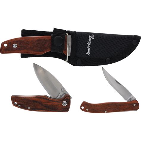 Schrade Uncle Henry Fixed Folder Set For Sale 20 24