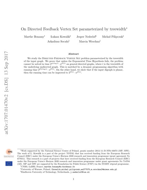 pdf on directed feedback vertex set parameterized by treewidth
