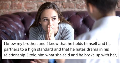 Aita For Telling My Brother I Met His New Girlfriend At An Aa Meeting