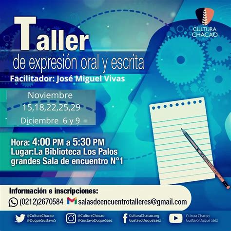 Taller De Expresión Oral Y Escrita