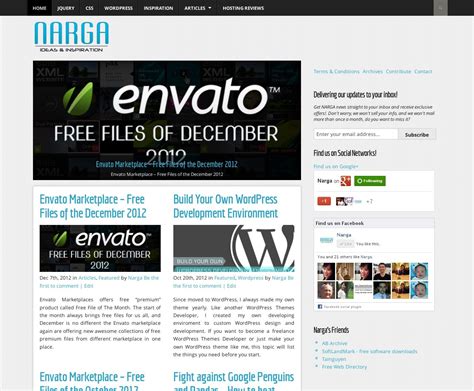 Narga Core Wordpress Theme Framework Narga