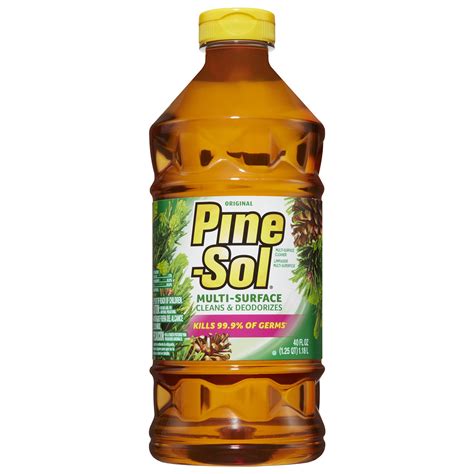 Pine Sol Multi Surface Cleaner Pine Scent 40oz 8 Cs World Class Inc