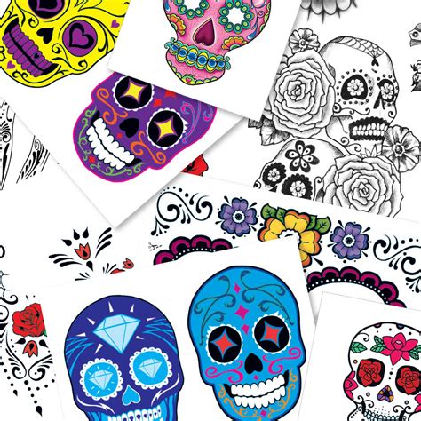 Celebrate Día De Los Muertos With Stunning Temporary Tattoos