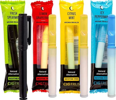 Smokeless Flavored Air Inhaler Smoking Alternative Behavioral Support Nicotine