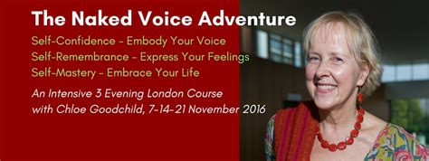 LONDON The Naked Voice Adventure Express Your Feelings
