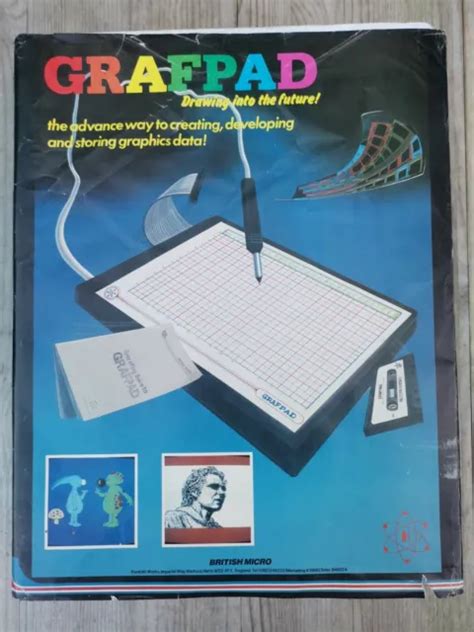 BBC MODEL B Micro GRAFPAD Boxed With All The Books Disk And Tape 100