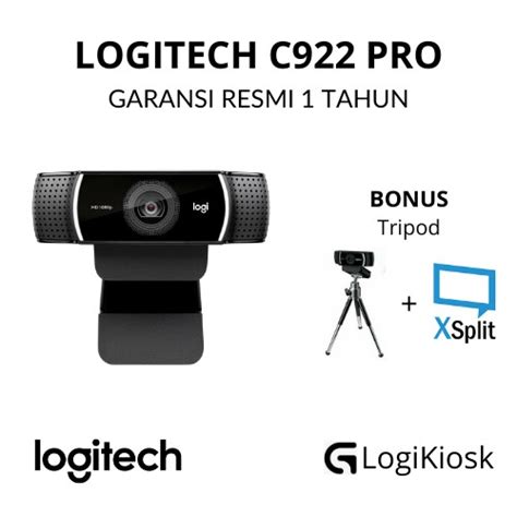 Jual Logitech C Pro Stream Webcam Hd P Garansi Resmi Shopee Indonesia