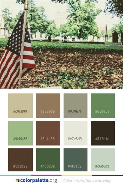 Tree Grass Plant Color Palette
