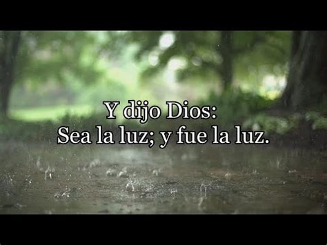 Y Dijo Dios Sea La Luz Y Fue La Luz Youtube