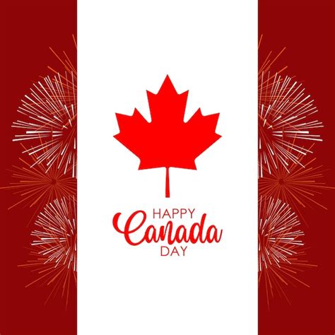 Feliz dia do canadá banner do dia nacional canadense fundo de