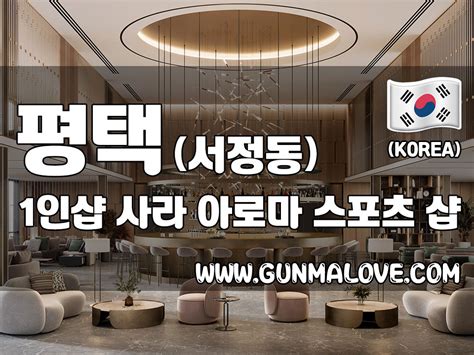 평택 서정동 1인샵 사라 아로마 스포츠 건마에반하다