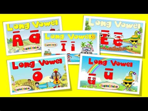 Long Vowels Compilation ā ē ī ō ū The Macron Symbol Phonics