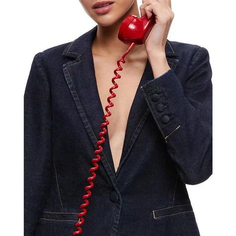 Alice Blazer Dark Rinse
