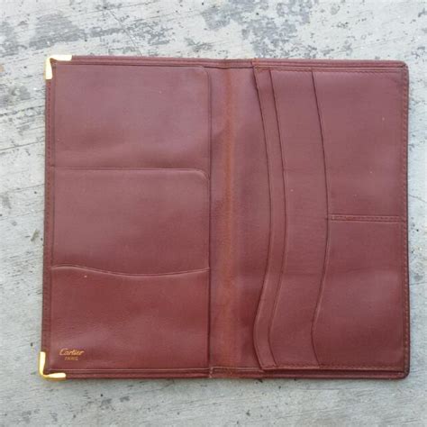 Auth Cartier Paris Long Wallet Card Holder Women S Fashion Bags