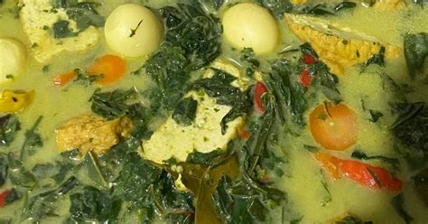 Resep Gulai Kuning Daun Singkong Oleh Rahma Anisah Puteri Cookpad