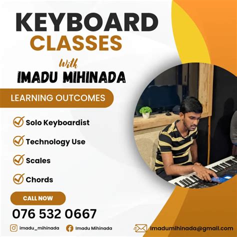 Organ Keyboard Class For Beginners For Training Program