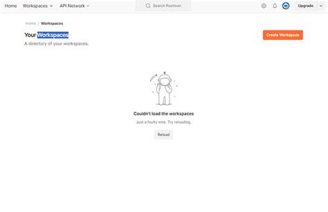 Workspaces Not Work For Postman V1192 🙋 Help Postman Community