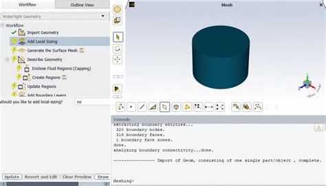 issues when trying to import geometries in ansys meshing 2024r2