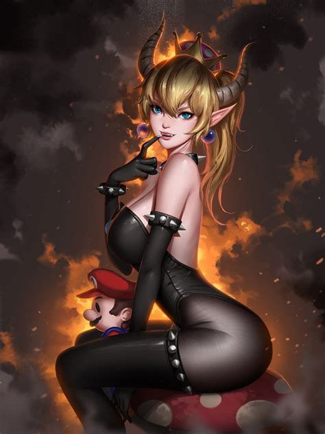 Bowsette Posing Rasti