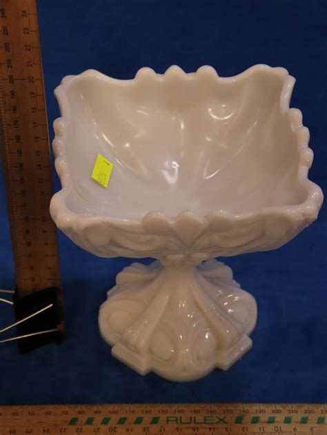 Lot Milk Glass Footed Bowl