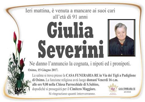 Giulia Severini Osimo Oggi Blog