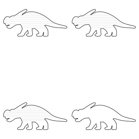 Einiosaurus Formet Skriveskabelon Gratis Printbare Papirmodeller