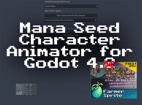 manaseed character animator for godot 4 x by feendrache