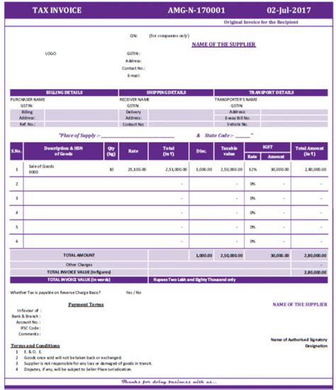 85 Free Tax Invoice Declaration Format Layouts For Tax Invoice