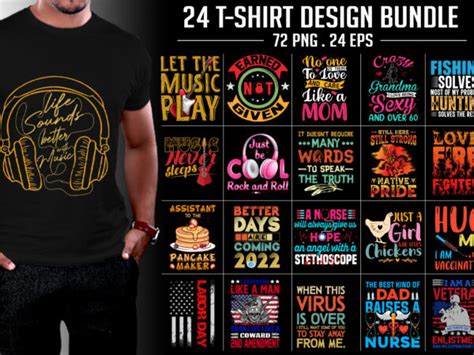 Typography T Shirt Design Bundle Buy T Shirt Designs