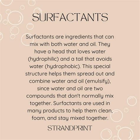 Heres The Difference Between Surfactants And Sulfates Rstrandprint