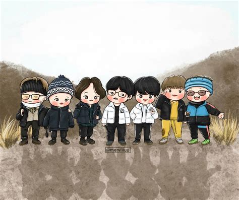 Pin By ♪ Mn ♪ On Fanart Bts Drawings Bts Chibi Bts Fanart