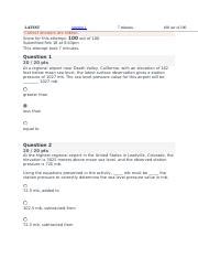 Mod 6 Quiz Docx LATEST Attempt 1 7 Minutes 100 Out Of 100 Correct Answers Are Hidden Score