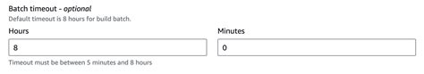 Wrong Default Timeoutinmins Of Buildbatchconfig · Issue 624 · Awsaws