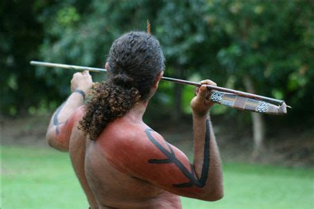Aboriginal Spear Throwing Using A Special Launcher I Tried But Failed