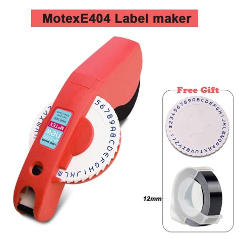 Orignal Motex E404 Maker E 5500 Suit For 912mm Dymo 3d Embossed Tape